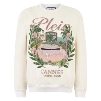 Philipp Plein Damen, Sweatshirts & Hoodies, Beige, LGr&ouml;&szlig;e