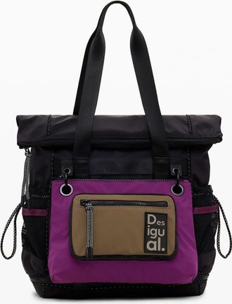 Desigual Voyager - Grand sac &agrave; dos multipositions - Noir