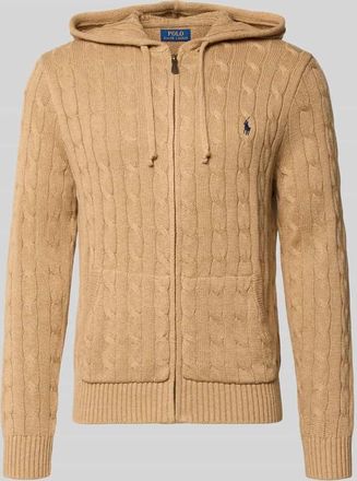 Polo Ralph Lauren Regular Fit Strickjacke aus reiner Baumwolle