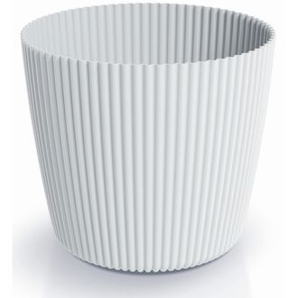 Prosperplast Blumentopf Milly Round Wei&szlig; 10,9 cm