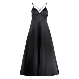Philosophy di Lorenzo Serafini Ausgestelltes Satinkleid - - Dresses - Damen - Schwarzk - S