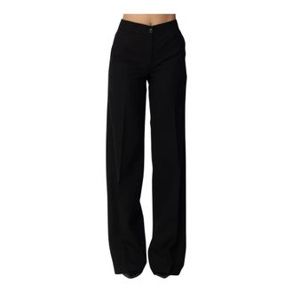 Twinset Weite Passform Hose - - Trousers - Damen - Schwarzk - XL