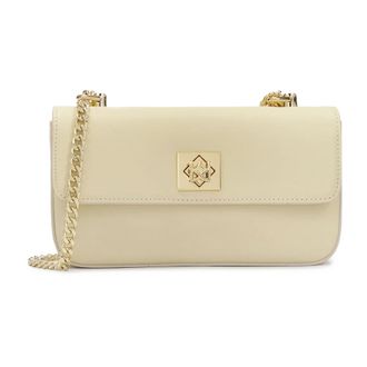 Kazar Cremefarbene steife Kettenhandtasche - - Bags - Damen - Beige - ONE SIZE