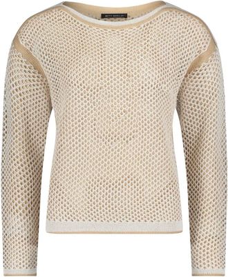 Betty Barclay Knit Sweater - - Knitwear - Damen - Beige - 3XL