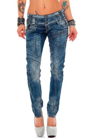Cipo & Baxx Damen Jeans WD245-bans W32/L34