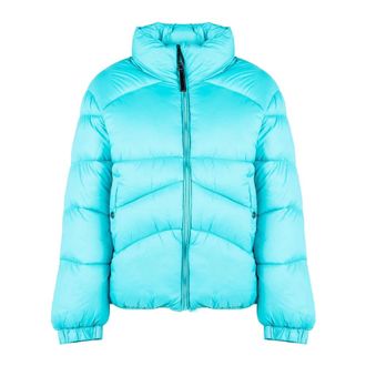 Silvian Heach Femme, Vestes, Bleu, Taille: 42 FR Veste matelassée à col montant