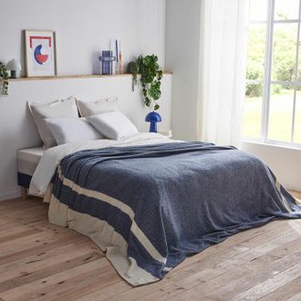 Dodo Couverture Lima Bleu prusse - 180/240 - DODO