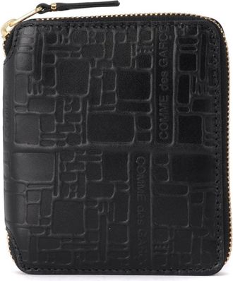 Comme Des Gar&ccedil;ons Homme, Accessoires, Noir, Taille: ONE Size Portefeuille Logotype Gaufr&eacute;