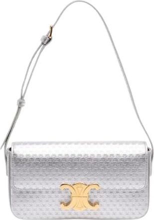 Celine Pre-owned Claude Shoulder Bag - Femme - Pre-owned - Gris - Taille: ONE Size