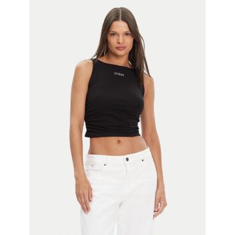 Guess Top V5YP00 J1314 Schwarz Regular Fit