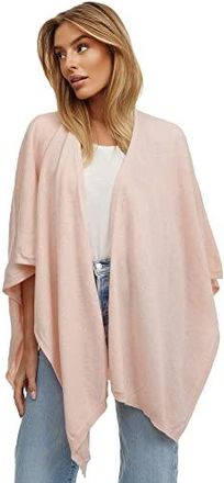 Glamexx24 Poncho Femme &Eacute;l&eacute;gant Ch&acirc;le Sensation Cachemire Chaud Tricot&eacute; Cape Cardigan pour Le Printemps Automne