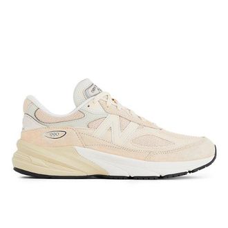 New Balance Unisexe Made in USA 990v6 en Rose/Blanc, Suède/Mesh, Taille 42.5 Large