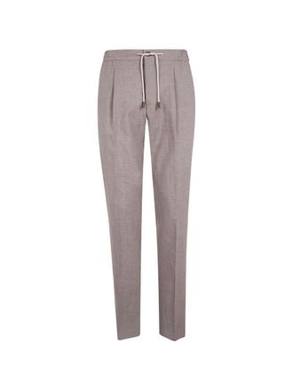 Incotex Elastic Coulisse Waist Chino Trousers