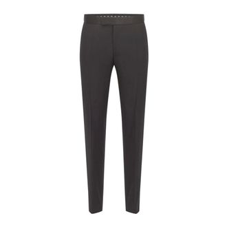 HUGO BOSS Pantalon de smoking ajust&eacute; - Homme - Pantalons - Noir - Taille: 4XL