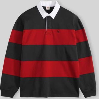 Levi's Rugbyshirt mit kontrastierendem Polokragen