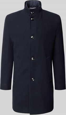 Bugatti Kurzmantel mit Stehkragen und Knopfleiste