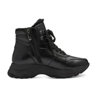 Marco Tozzi Stilvolle Schn&uuml;rstiefeletten f&uuml;r Frauen - - Shoes - Damen - Schwarzk - 38 EU