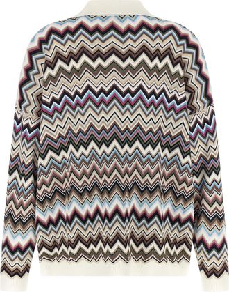 Missoni Multicolor Zigzag Knit Sweater - Multicolor