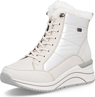 Remonte Damen Low-Top Sneaker D0700, Frauen Halbschuhe,lose Einlage,wasserabweisend,remonteTEX,Freizeit,sportlich,stra&szlig;enschuhe,Weiss Kombi (80),37 EU