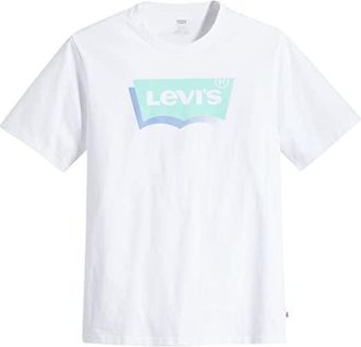 Levi's Ss Relaxed Fit T-Shirt Homme Batwing Expression White S