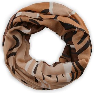 Codello Loop mit Tigerkopf-Motiven Farbe braun