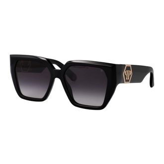 Philipp Plein Capture Sonnenbrille f&uuml;r einen stylischen Look - - Accessories - Damen - Schwarzk - 57 MM