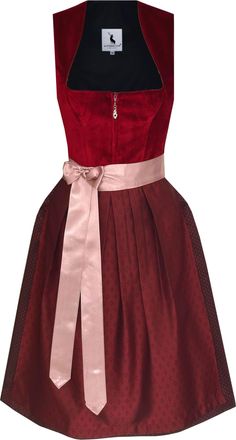 Alpenm&auml;rchen Midi Dirndl aus Exklusiver Kollektion inkl. Sch&uuml;rze Gr.54 - ALM1014