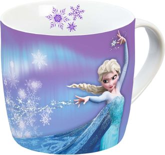 Disney 12753 ELSA Porzellantasse, Mehrfarbig, 11,5 x 8 x 8 cm