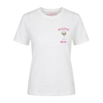 MC2 Saint Barth Femme, Tops, Blanc, Taille: 38 FR T-shirt Emilie en coton
