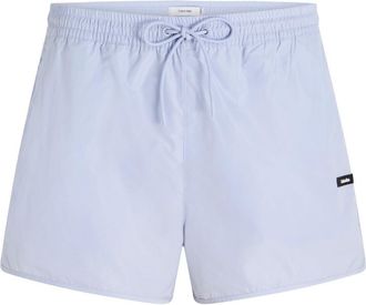 Calvin Klein Herren Runner Short Badeshorts, Blau (Dusky Cornflower), L