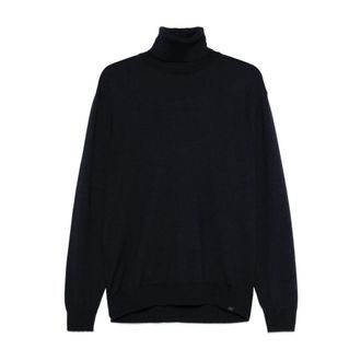 Paul & Shark Seidenwollrollkragenpullover - - Knitwear - Herren - Blau - 2XL