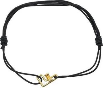 Aliita Armband - Adjustable Black Cord Bracelet With Citrine Insert - Gr. ONE SIZE - in Mehrfarbig - f&uuml;r Damen