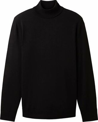 Tom Tailor Herren, Strickwaren, Schwarzk, XLGr&ouml;&szlig;e