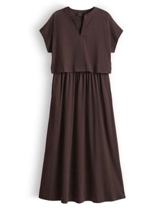 OPUS Tr&auml;gerkleid Werona aus weichem Jersey mit dezenter Struktur Mit Eingrifftaschen f&uuml;r praktische Alltagslooks