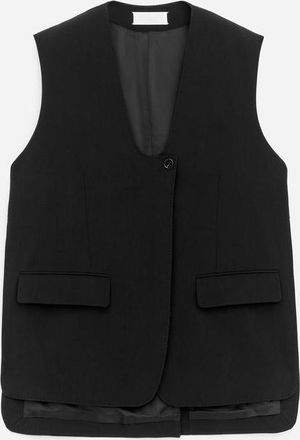 Arket Elegante Weste -Schwarz