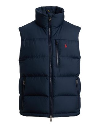 Ralph Lauren Daunenweste Gorham mit hochschlie&szlig;endem Kragen in