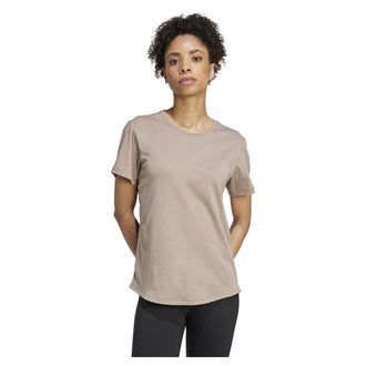 adidas Womens Yoga Essentials T-Shirt Chalky Brown 2XL