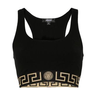 Versace Damen, Oberteile, Schwarzk, XSGröße