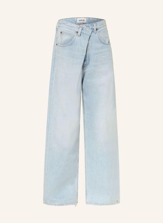 A Gold E Agolde Wide Leg Jeans Vana blau