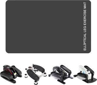 Generico Ellipse Trainingsmatte mit Pedalen - langlebiges Gummimaterial, schwei&szlig;festes Sport-Pad | &Uuml;bungsmatte f&uuml;r Fu&szlig;- und Beintrainer, Fitnesszubeh&ouml;r
