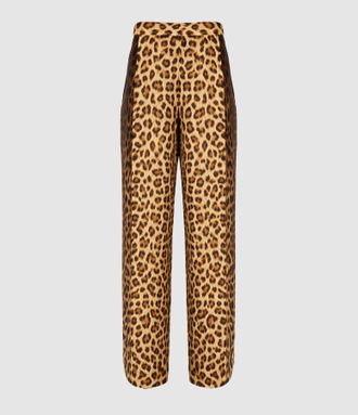 Sportmax Pantalon Oblo Cammello