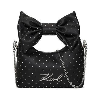 Karl Lagerfeld Femme, Sacs, Noir, Taille: ONE Size K/Soiree Signature Bow Mini Cb