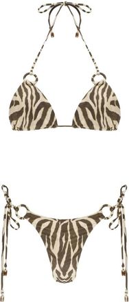 Zimmermann Femme, Maillots de bain, Multicolore, Taille: 40 FR Bikini Wanderlust &agrave; Noeuds et Anneaux