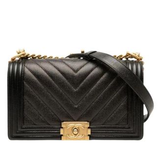 Chanel Sac bandouli&egrave;re Boy Flap Pre-owned - Femme - Pre-owned - Noir - Taille: ONE Size