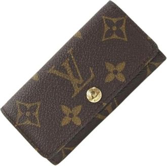 Louis Vuitton unisex, Pre-owned, Brun, Taille: ONE Size Porte-cl&eacute;s en toile Pre-owned