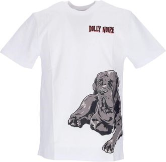 Dolly Noire Napoli Mastiff T-Shirt - - Tops - Herren - Wei&szlig; - XS