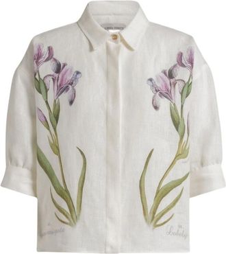 Alberta Ferretti Femme, Blouses et Chemises, Multicolore, Taille: 42 FR Chemises