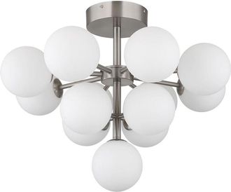 Globo Lighting Deckenleuchte Deckenlampe Wohnzimmerleuchte Glaskugeln 13-Flammig d 56 cm