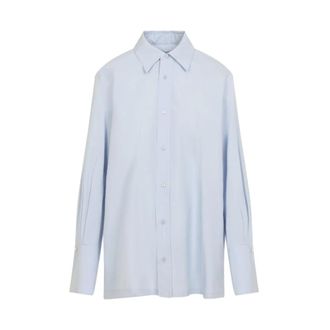 Carven Klassisches Hemd mit Knopfleiste - - Blouses & Shirts - Damen - Blau - S