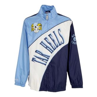 Mitchell & Ness Retro Windbreaker mit North Carolina Tar Heels Logo - - Jackets - Herren - Mehrfarbig - XL